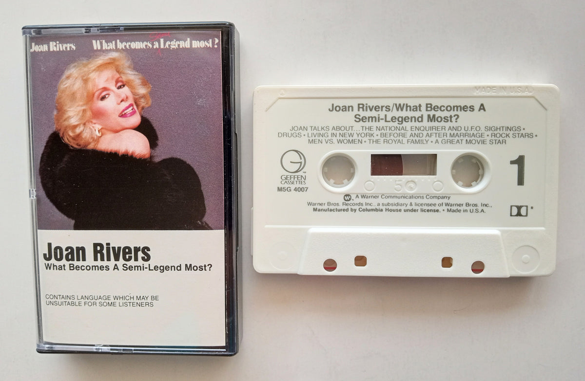 JOAN RIVERS - "What Becomes A Semi-Legend Most?" (Comedy) - Cassette T ...