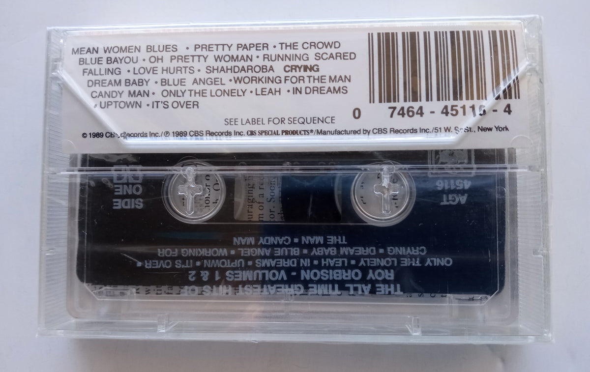 ROY ORBISON - "20 All-Time Greatest Hits" - [Double-Play Cassette Tape ...