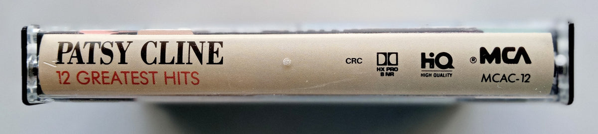PATSY CLINE - "12 Greatest Hits" - Cassette Tape (1988) [Digitally Rem ...