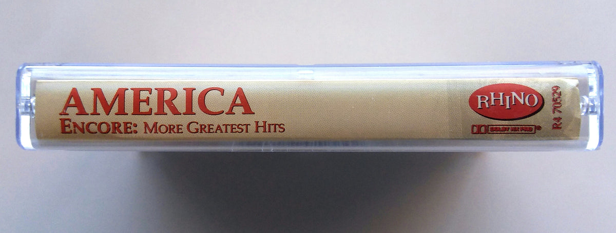 AMERICA - "Encore: More Greatest Hits" - Cassette Tape (1991) - Mint ...