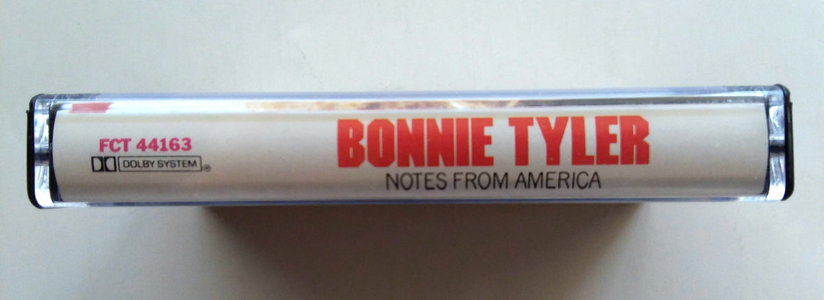 BONNIE TYLER - "Notes From America" - Cassette Tape (1988) - Mint – THE ...