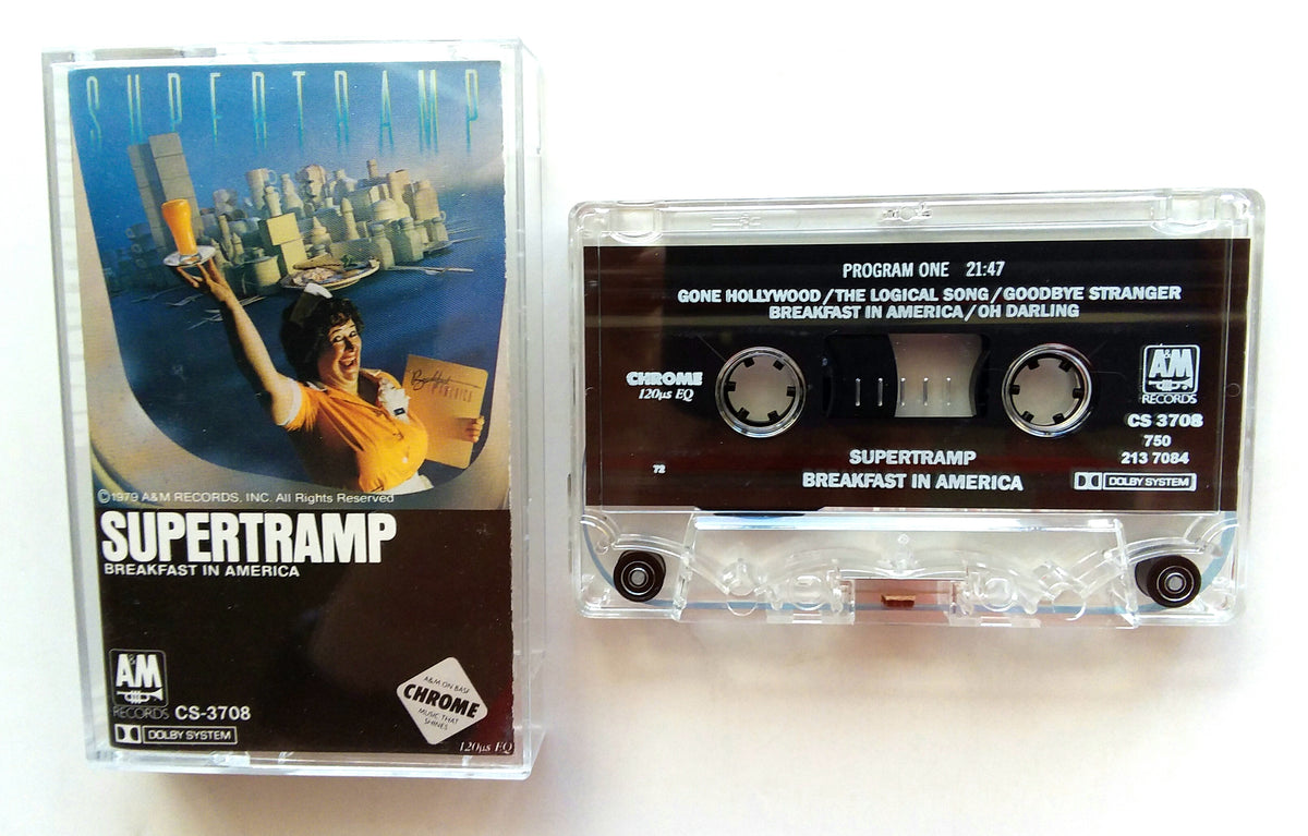 SUPERTRAMP - "Breakfast In America" - Audiophile Chrome Cassette Tape ...