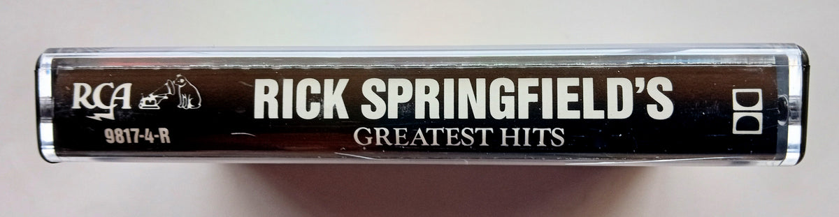 RICK SPRINGFIELD - "Greatest Hits" - Cassette Tape (1989) [Digitally R ...