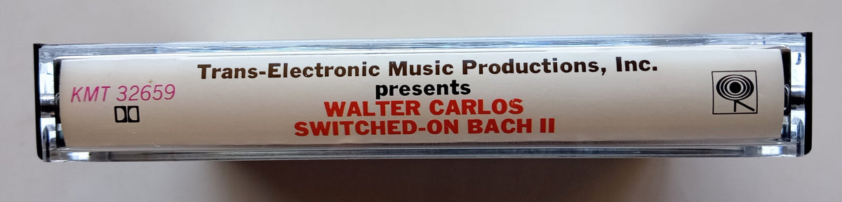 WALTER CARLOS - "Switched-On Bach II" - Cassette Tape (1973) [Very Rar ...